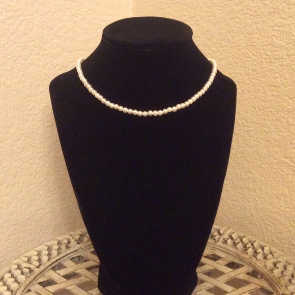 Vintage | Jewelry | Vintage Tiny 4mm Shell Pearls Choker Necklace 5 ...